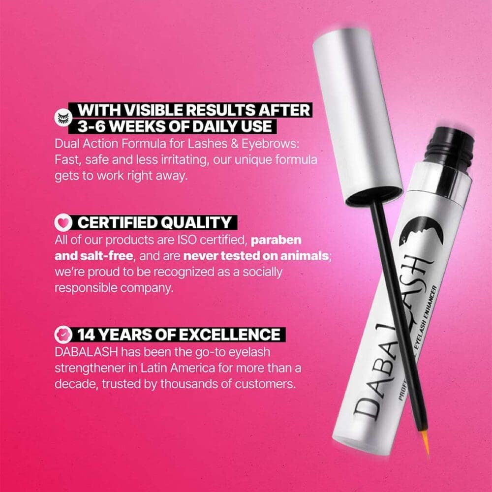 DABALASH fulfills your wish for longer, thicker lashes